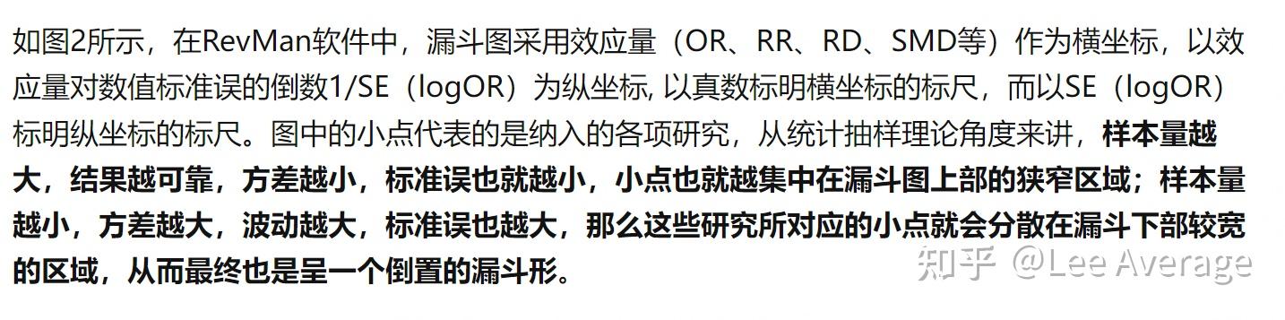 Cochrane系统评价2022版本学习：漏斗图funnel plot - 知乎