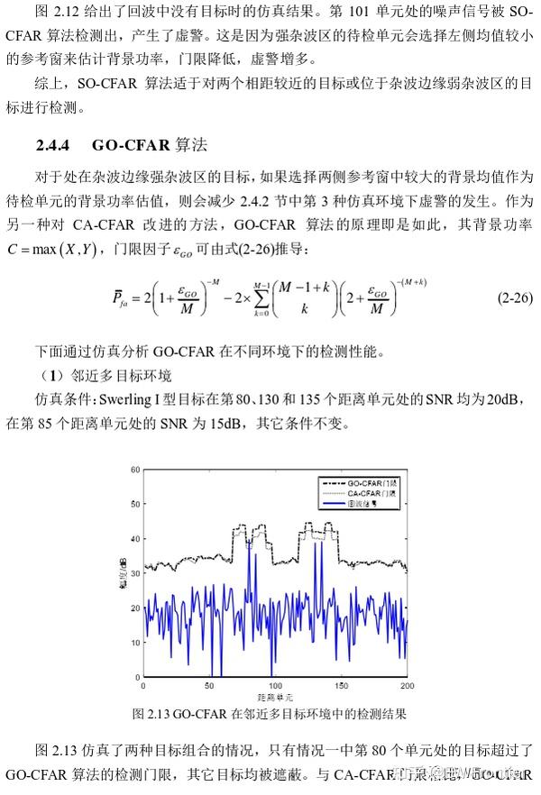 雷达目标检测之恒虚警检测（CA/SOCA/OS/GOCA-CFAR）【附MATLAB代码】 - 知乎