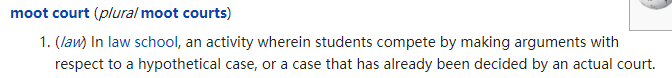 Moot Court, Mock Trial分不清？ - 知乎