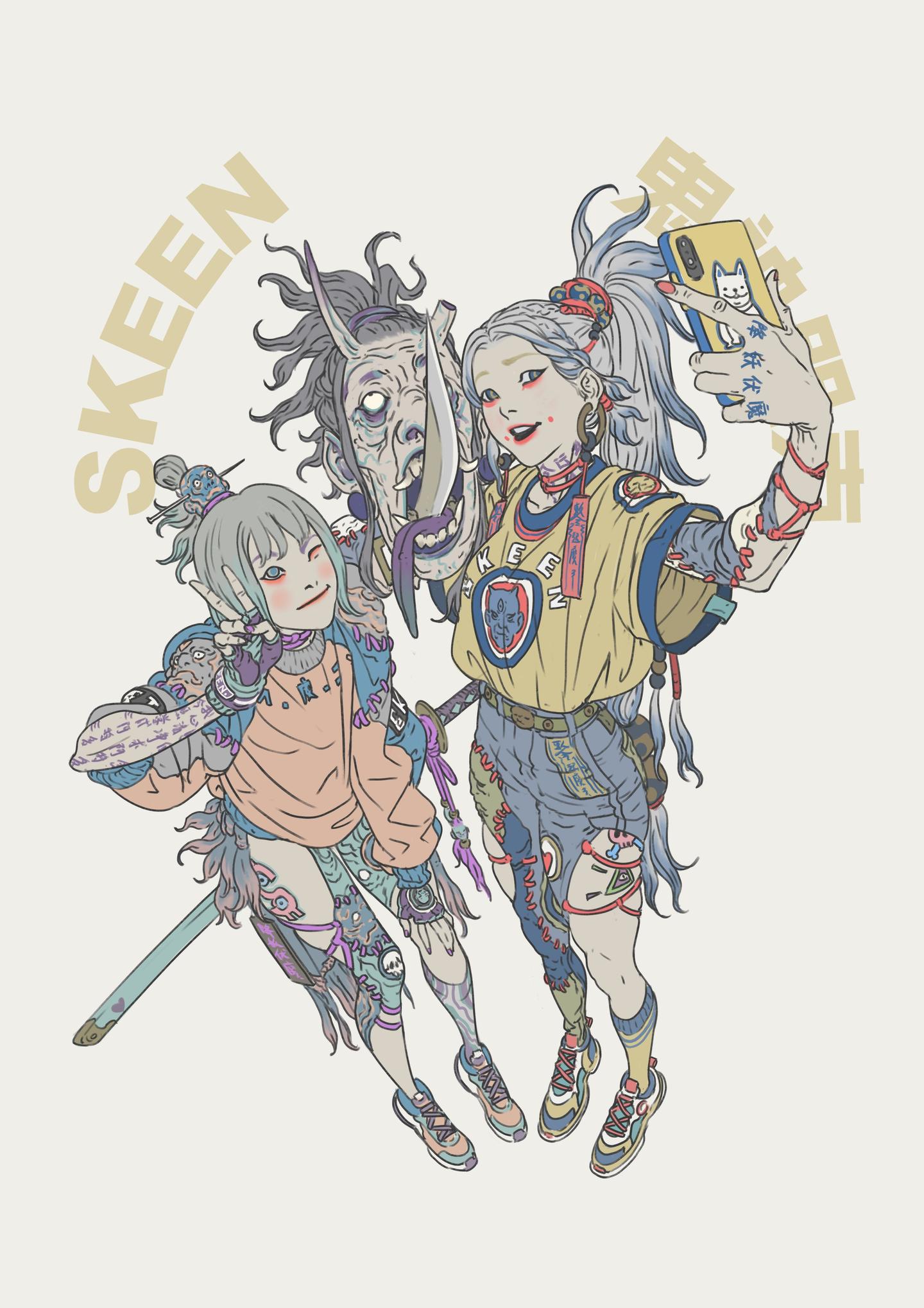 马来西亚插画师 Zeen Chin——恐怖与美感的二进制 - 知乎