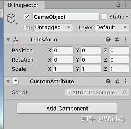 Unity手册—Attribute汇总说明 - 知乎