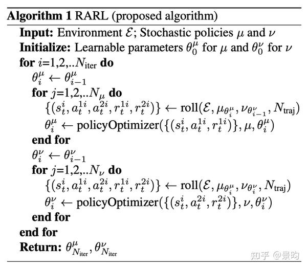 论文阅读 - (Pinto at el., 2017) Robust Adversarial Reinforcement Learning - 知乎
