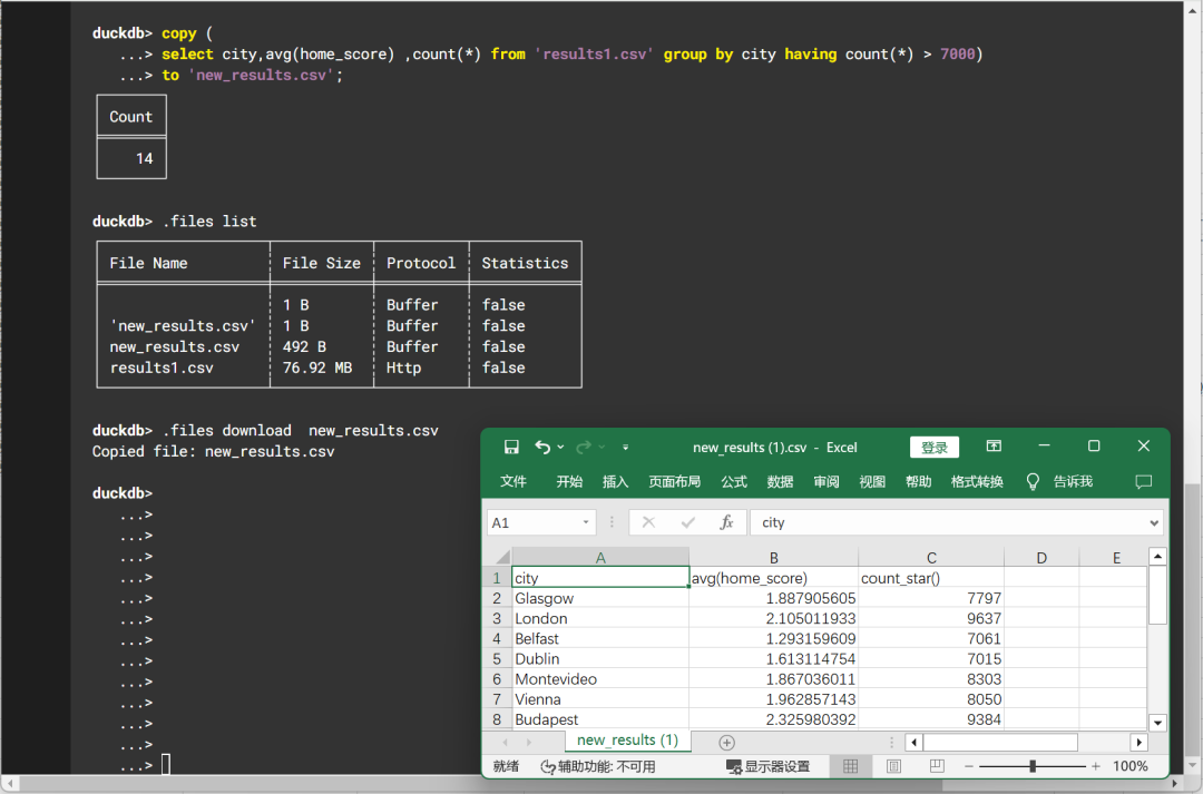 数据分析新玩法：无需任何安装，使用SQL轻松分析Excel、CSV 各类数据（DuckDB Web Shell ） - 知乎