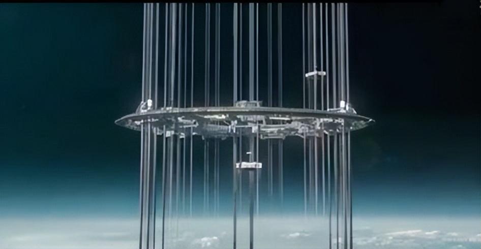 《流浪地球2》中最震撼的一段：9万公里高的太空电梯！毫无实用性 - 知乎