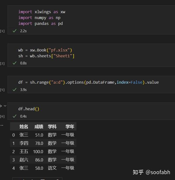 EXCEL与PYTHON系列第二篇---xlwings(1) - 知乎