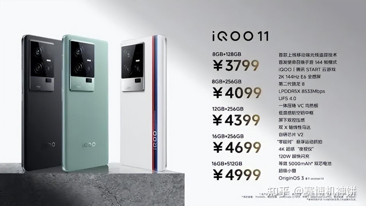 2099起！iQOO11新机今日开售！最新核心+V2芯片+120W快充 - 知乎
