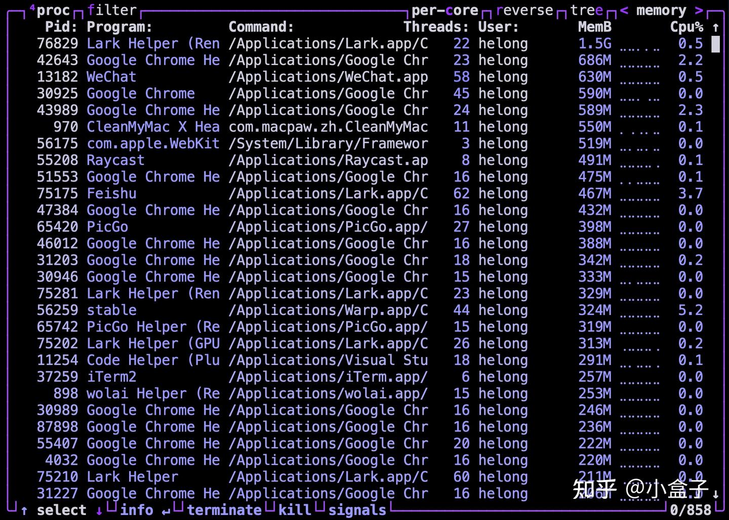 还在用 top htop? 赶紧换 btop 吧，真香！ - 知乎
