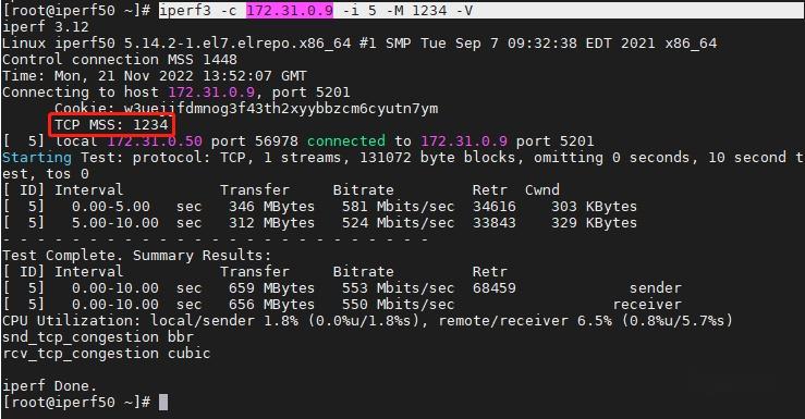 iperf3网络打流测试 - 知乎