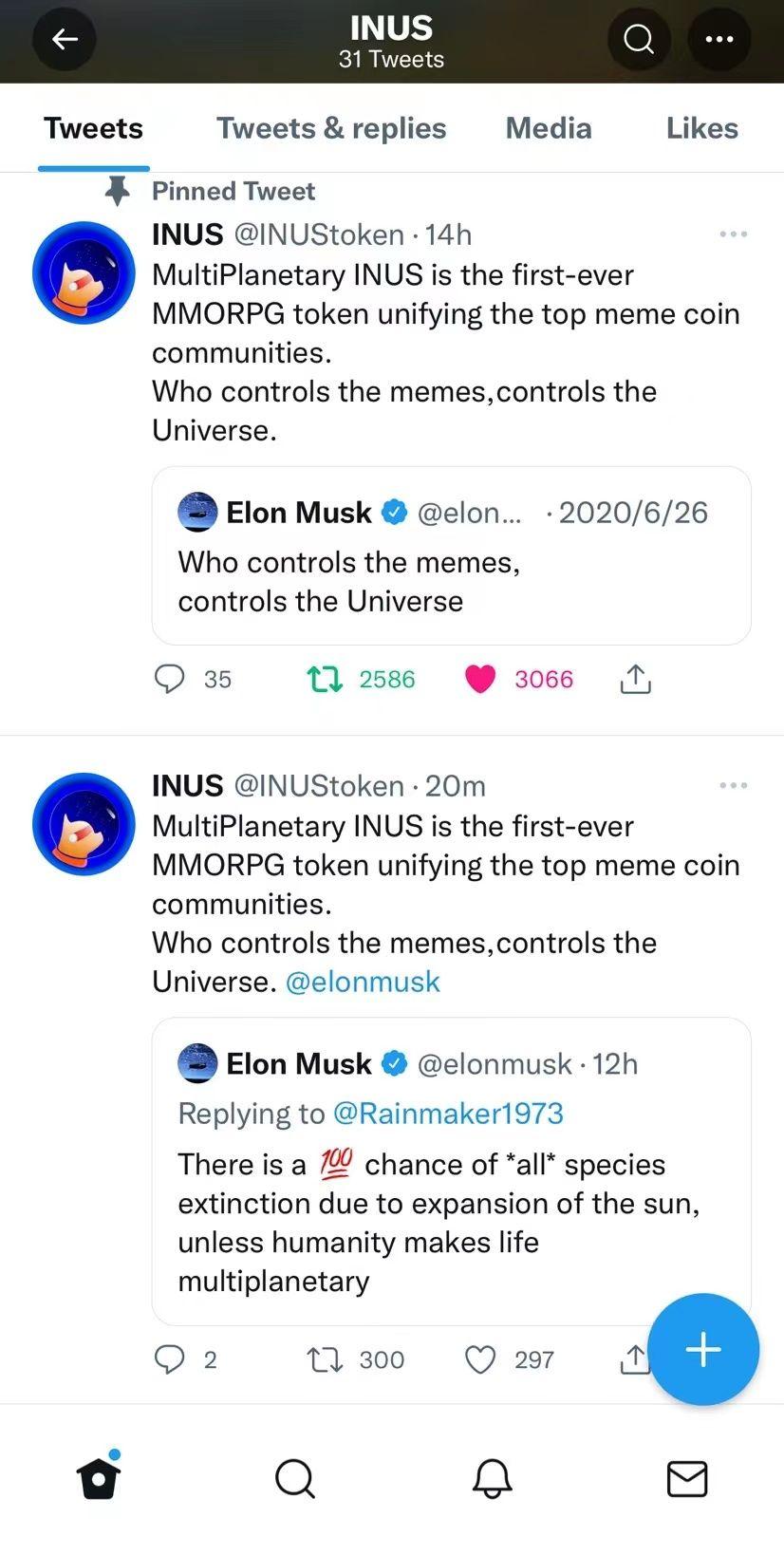 马斯克奶Multiplanetary多行星INUS即将爆发 - 知乎