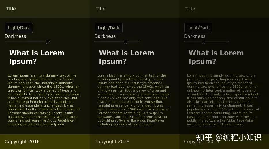 Css自定义属性怎样实现主题切换？ 知乎 