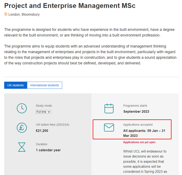 UCL巴院官宣：23Fall新开专业+5 - 知乎