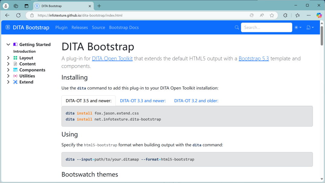 发现了一个神仙插件：DITA无缝衔接Bootstrap，还能使用那么多精美的主题模板 - 知乎