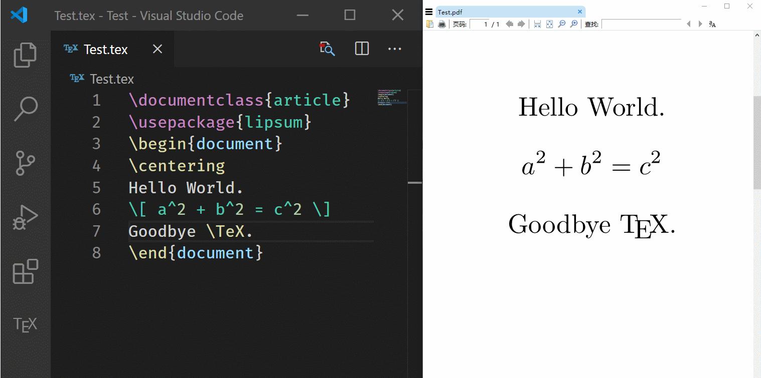 使用VSCode编写LaTeX - 知乎