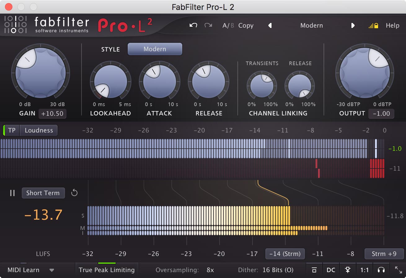 【硬核】顶级压限器 FabFilter Pro-L2 全中文超详细说明书 - 知乎