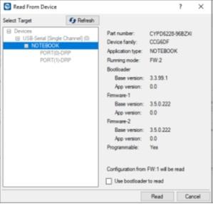 Infineon CCGx 主機SDK使用者指南 - EZ-PD 配置實用程序 - 知乎