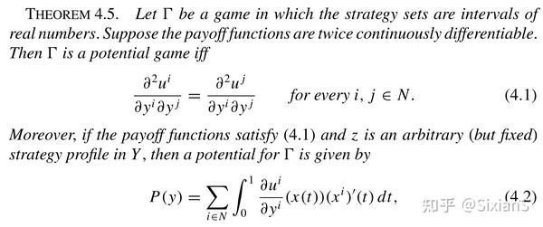Potential Function/Potential Games/势博弈/势函数-学习笔记 - 知乎