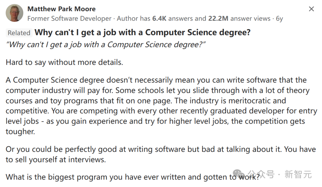 CS专业爆冷，失业率飙至全美第七！毕业生狂卷4年，投1000份简历换0 offer - 知乎
