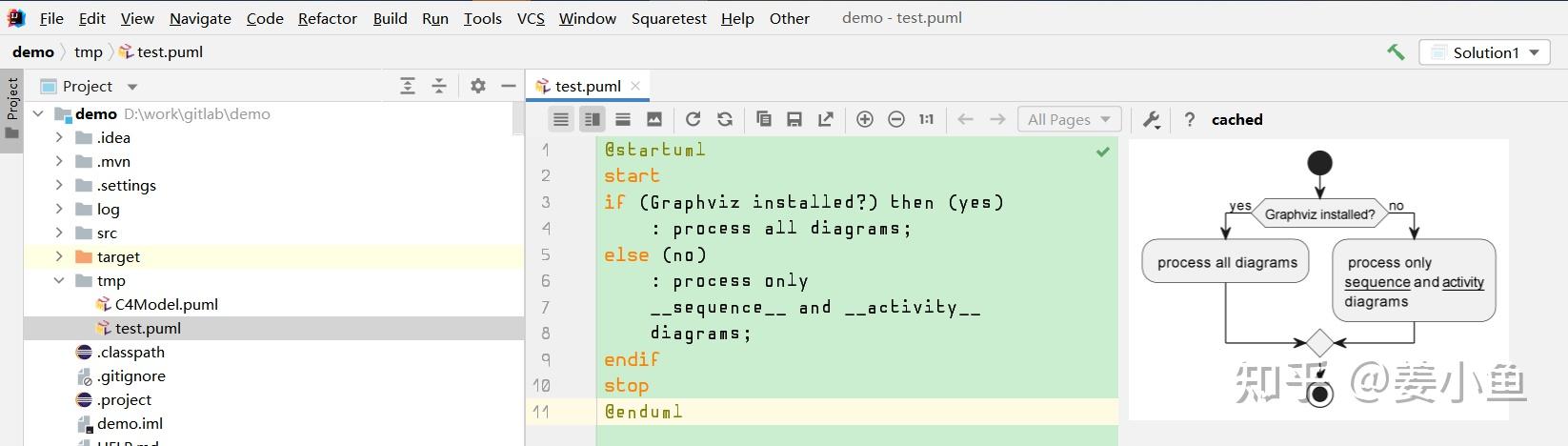 技术宅的好用工具PlantUML（IDEA） - 知乎