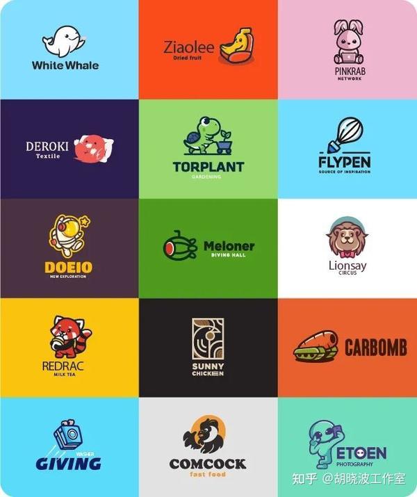 五个案例教会你怎么做卡通LOGO - 知乎
