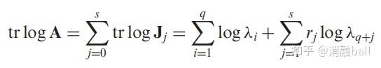 log det a = tr log a的证明（很简短很清晰） - 知乎
