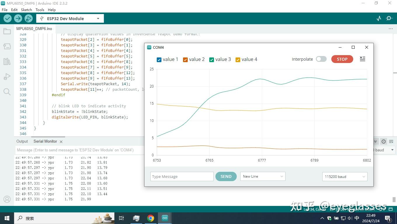 esp32使用arduino读取mpu6050传感器数据-DMP - 知乎