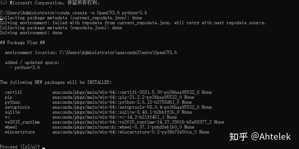 一看就会的 Anaconda 搭建 OpenCV for Python 环境（全平台通用） - 知乎
