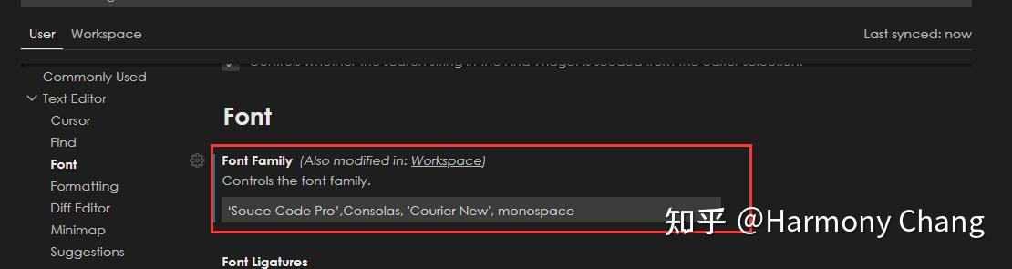 VS Code 修改菜单字体和编辑器字体 - 知乎
