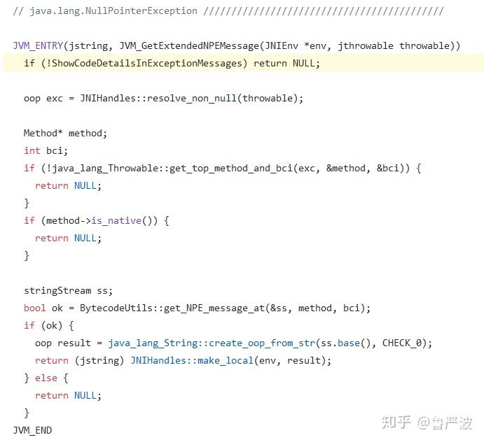 Java 14中的Helpful NullPointerExceptions是如何实现的 - 知乎