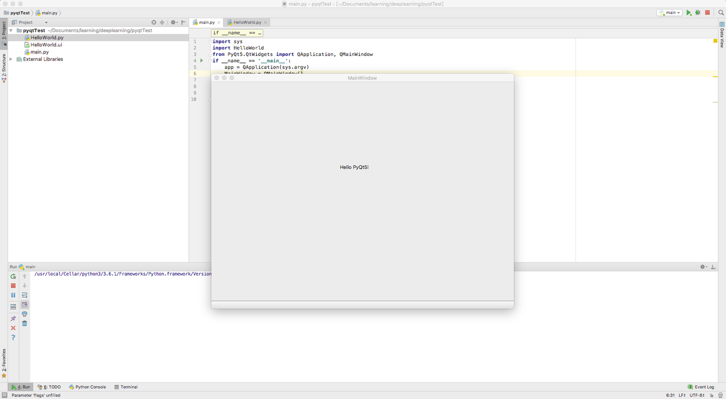 mac系统配置pycharm+pyQt5 - 知乎