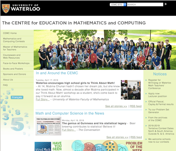 不再被坑，加拿大STEM竞赛授之以渔 - 滑铁卢大学 - 知乎