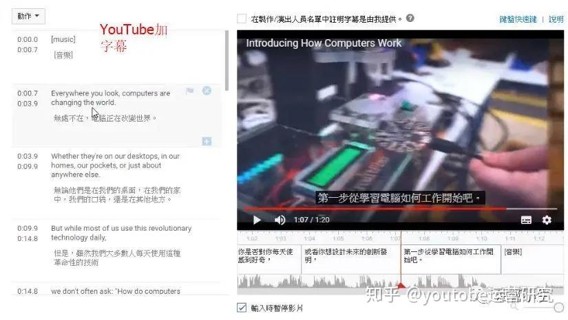 Youtube运营攻略，怎么给视频加字幕更合适？选择外挂字幕还是内嵌字幕呢 知乎 
