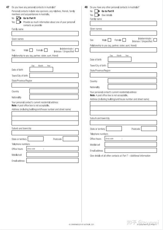 澳大利亚博士签证申请Form 80 填写指南 - 知乎