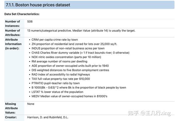 sklearn 自带数据集详解（收藏！） - 知乎