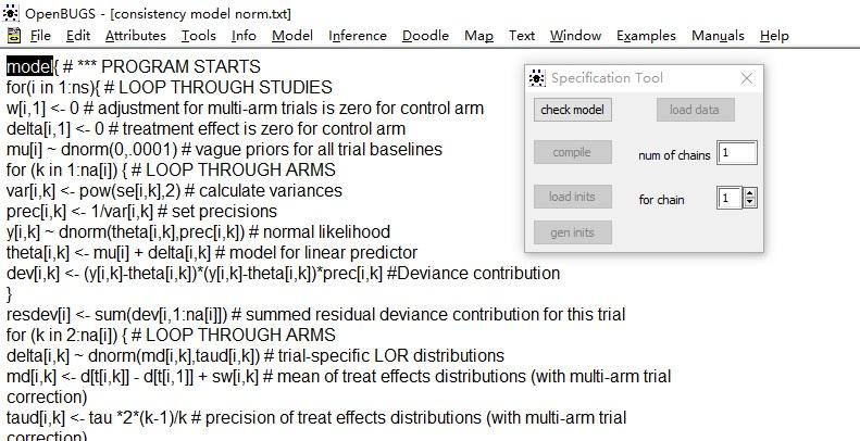 使用OpenBUGS对连续性变量进行贝叶斯网状meta分析 - 知乎