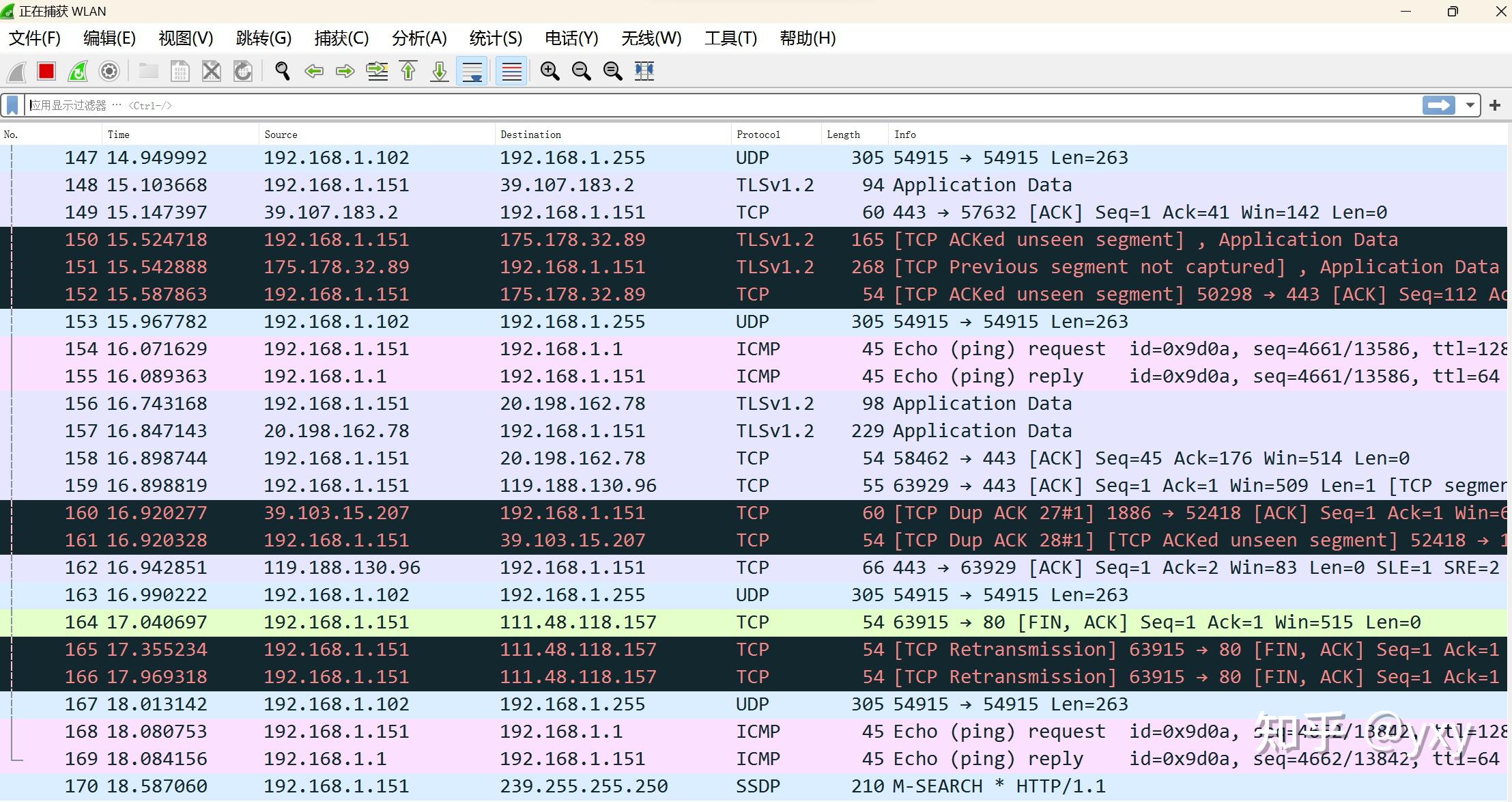 在Wireshark中检查Telnet和SSH - 知乎