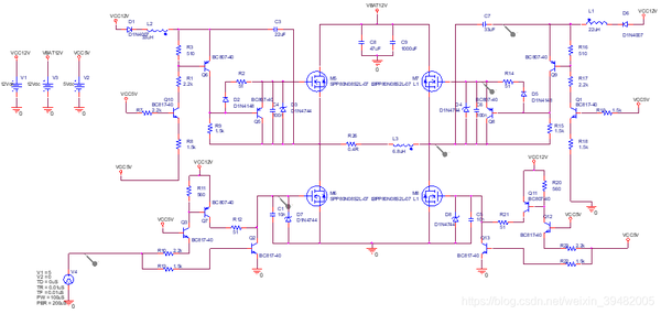 Cadence16.6 PSpice仿真步骤---以分立器件搭建的H桥电路仿真为例 - 知乎
