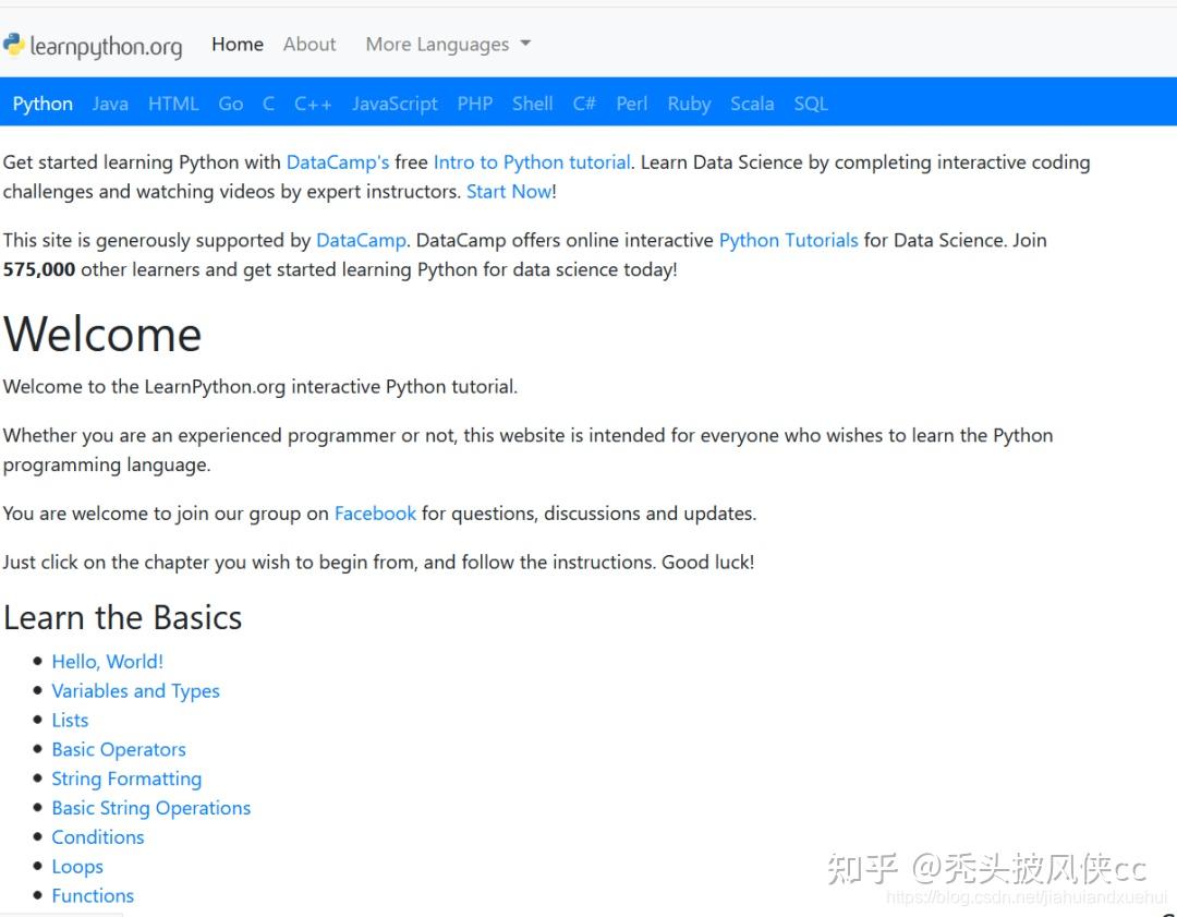 七个python免费自学网站，一周熟练python（抓紧收藏） - 知乎