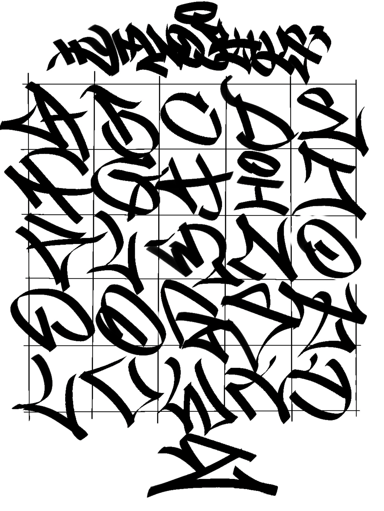 涂鸦handstyle练习 - 知乎