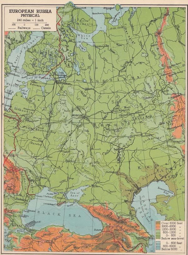 1949年：苏联地图和俄国历史地图 - 知乎