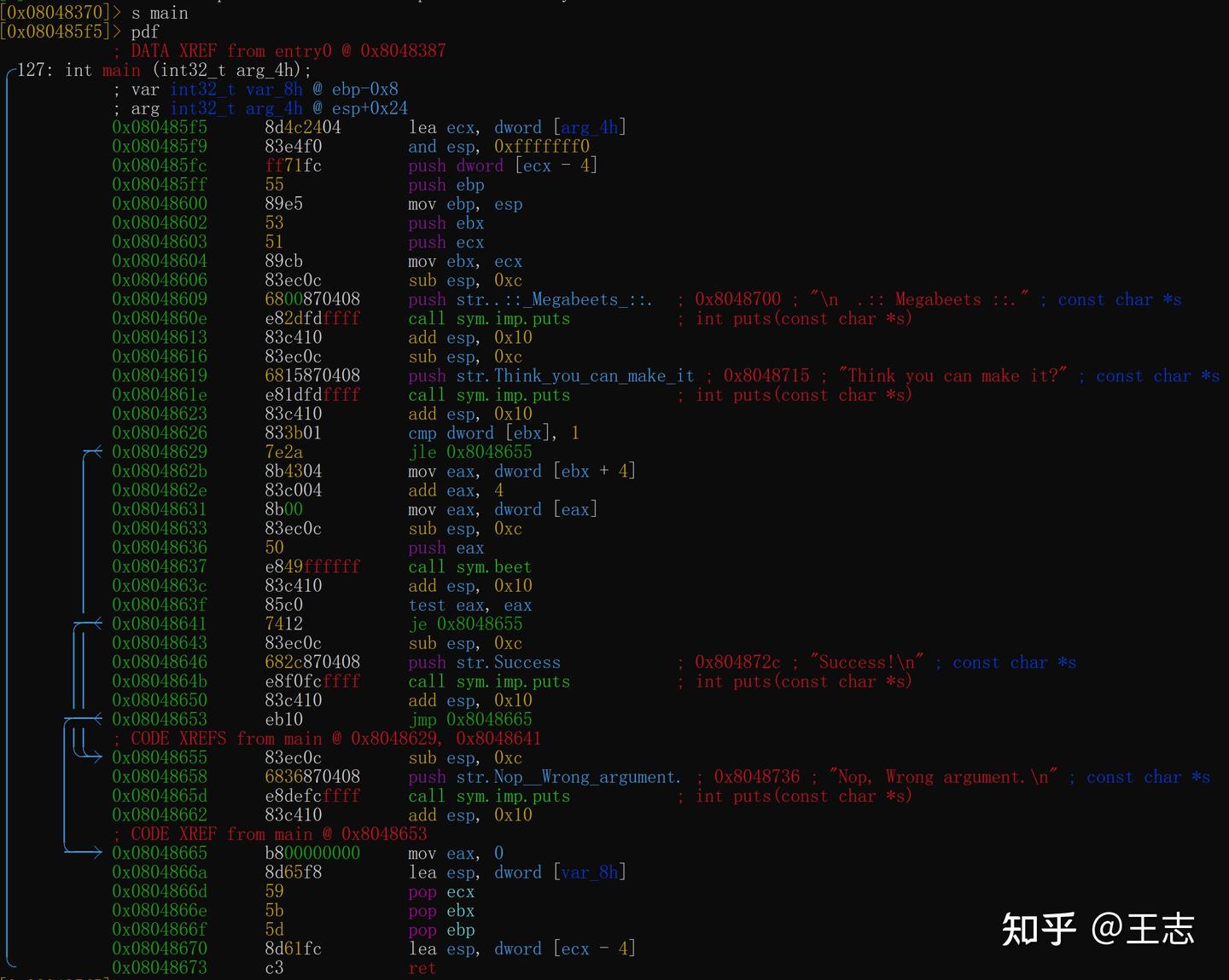 Radare2进行二进制ELF文件静态分析 - 知乎