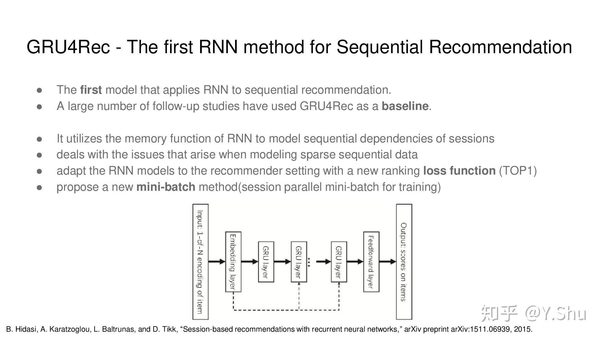 Deep Learning for Sequential Recommendation - 简介 - 知乎