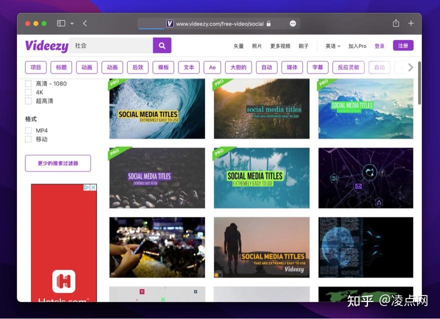 Videezy - 提供高质量设计素材、4K视频素材下载的网站，大部分都可以免费商用全球最大的视频素材网站之一，提供高达4k分辨率的视频素材 ...
