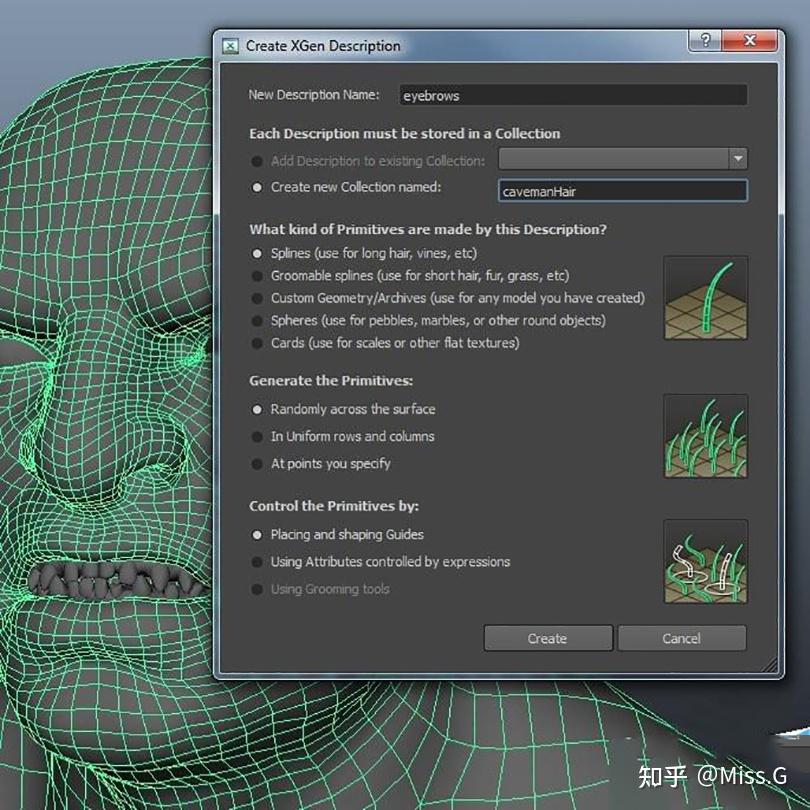 如何利用maya中的xgen创建逼真的毛发？ - 知乎
