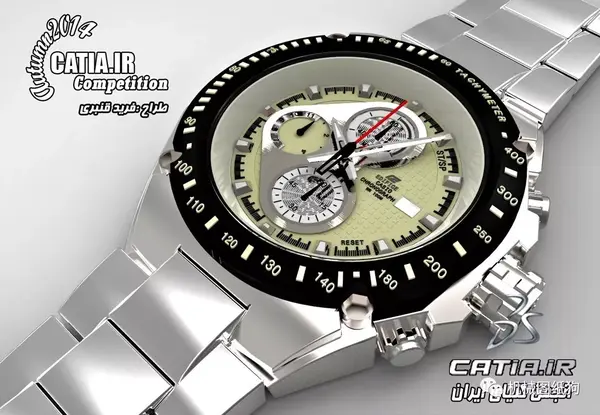 【生活艺术】casio Watch腕表手表模型3d图纸 Catia设计 附stp 知乎