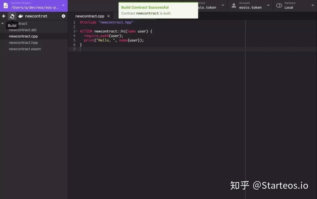 EOS Studio教程（二）：在本地节点上进行EOSIO开发 - 知乎