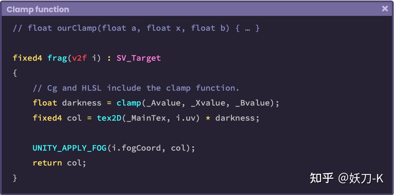 4.1.0. | Clamp function. - 知乎