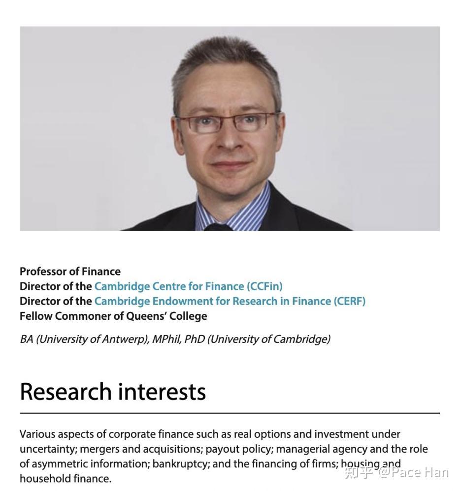 干货 | 剑桥大学金融(Cambridge Mphil in Finance)项目介绍 - 知乎
