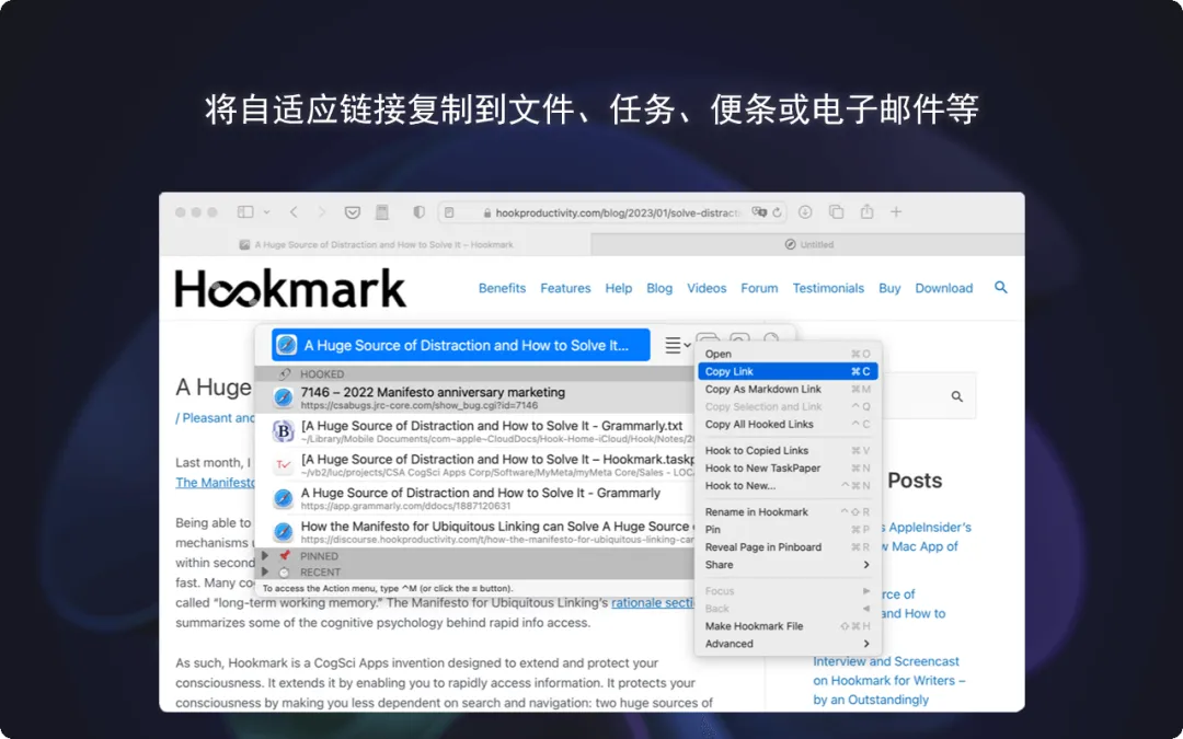 Hookmark：让您的工作效率翻倍的神奇链接管理工具！ - 知乎