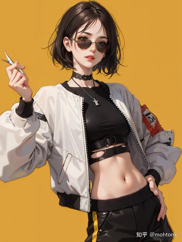 1000张Ai 动漫穿搭 电脑ai绘画图集动漫卡通二次元角色穿搭参考图手机高清壁纸CG插画 - 知乎