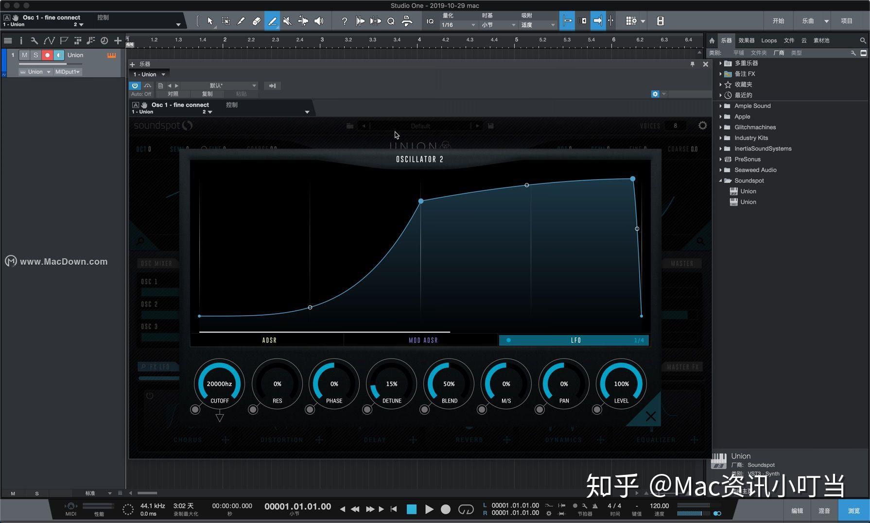 波表合成器音频插件—SoundSpot UNION for Mac - 知乎